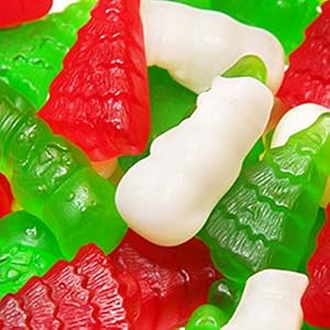 Amazon.com : Gummy Christmas Trees & Snowmen Candy 1LB Bag : Grocery ...