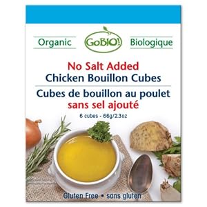 Amazon.com : Organic No Salt Added Chicken Bouillon Cubes - 6 Cubes ...