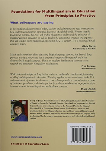 Foundations for Multilingualism in Education: From Principles - Want It All