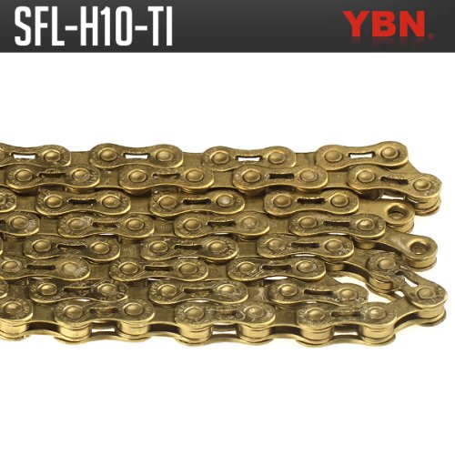 ^Cheap YBN Chain for SHIMANO SRAM CAMPAGNOLO 10 S Titanium | Chains