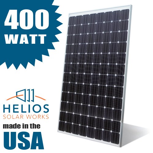 Helios 2 Pack 400W Mono Crystalline 60 Cell Solar Panel 400 Watt 30V C ...