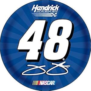 Amazon.com : Jimmie Johnson #48 4" Round Vinyl Auto Decal Bumper ...