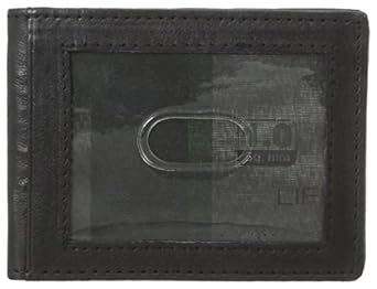 Mens Wallet With Money Clip Inside And Id Window | semashow.com