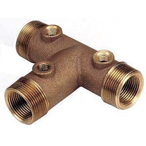 Well pressure tank tee