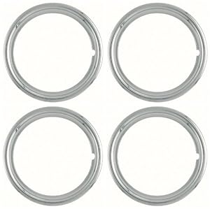 Amazon.com: Set of 4 Polished Stainless Steel 14" 1.75 inch Beauty Trim ...