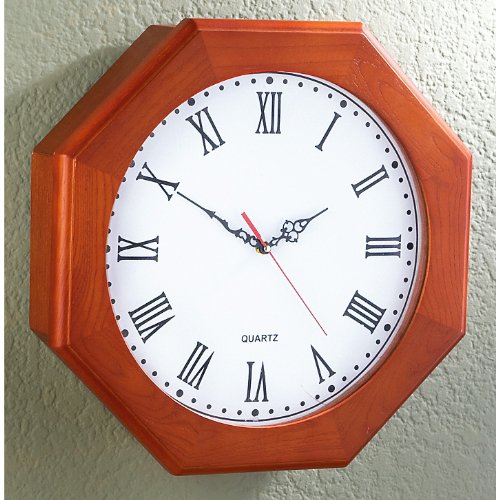 Guide Gear Hexagon Hide – A – Gun Clock Dark Oak | Safety Safes