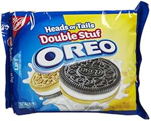 Amazon.com: Oreo Heads Or Tails Double Stuf Cookies, 15.25 oz