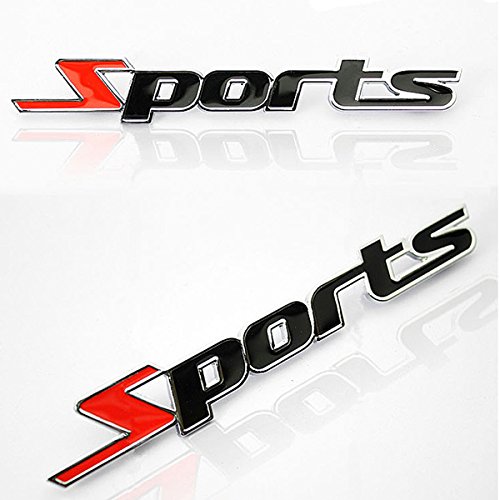 Buy Tcos Tech Racing Sports Sticker Black 3D Chrome Badge Logo Sticker ...