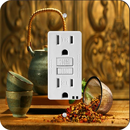Rikki Knight 8922 Asian Herb Tea Kettle Scene Design Light Switch Plate ...