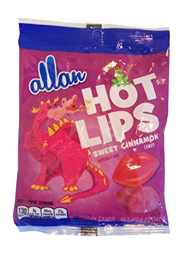 Allan Hot Lips Sweet Cinnamon Gummy Candy, 5 Ounces Food, Beverages ...