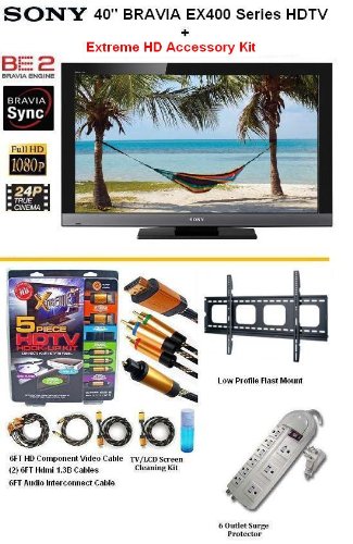 Brand New Sony Bravia KDL-40EX400 Series HDTV 1080p LCD HDTV With "The ...