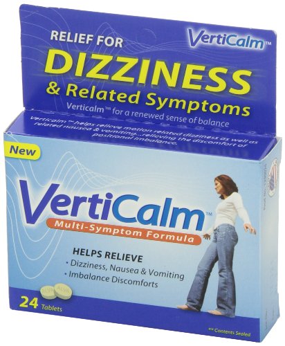 VertiCalm Dizziness & Related Symptoms Relief Tablets, 24 Count Health ...