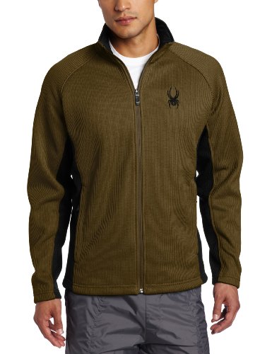 Spyder Men’s Constant Full Zipt Mid Weight Core Sweater, Sergeant/Black ...