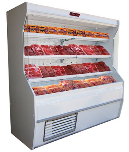 Meat Open Merchandiser Refrigerator, Remote Refrigeration, Size: 72 X ...