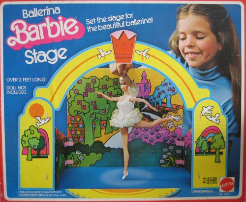 Ballerina Barbie Stage Playset – Stage Over 2 Feet Long! (1976 Mattel ...