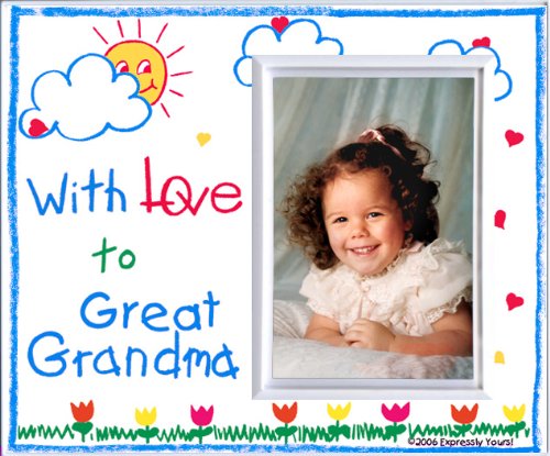 Personalized Great Grandma Frame - FindGift.com