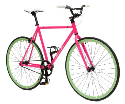 Critical Cycles Fixed Gear Single Speed Fixie Urban Road Bike (Pink ...