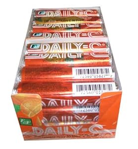 Amazon.com : Daily-C, The Chewable Vitamin C, 14 Piece Roll (Pack of 24 ...