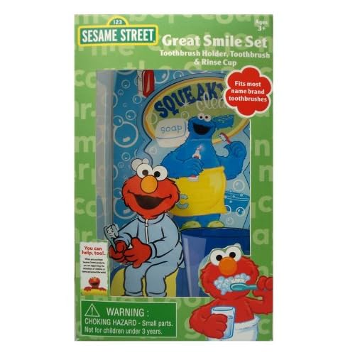 Amazon.com - Sesame Street Toothbrush Holder, Elmo