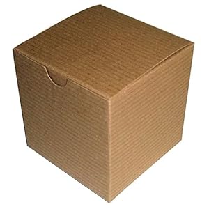 Amazon.com: 12-pack Plain Cardboard Gift Boxes 4 Inch Cube: Home & Kitchen