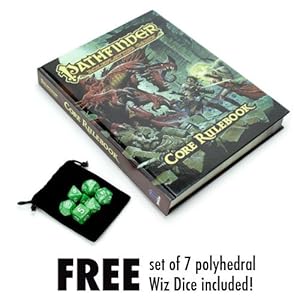 Amazon.com: Pathfinder Roleplaying Core Rulebook with Free Set of 7 ...