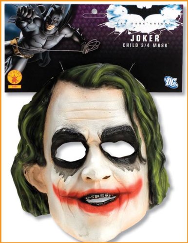 Best Price Batman Joker Masks Childs Joker Costume 3/4 Mask | Jokerwow