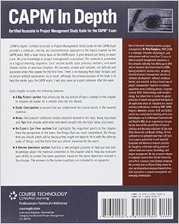 CAPM In Depth: Certified Associate in Project Management Study Guide ...