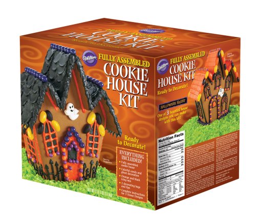 Pre-Baked Halloween Cookie House Kit - FindGift.com