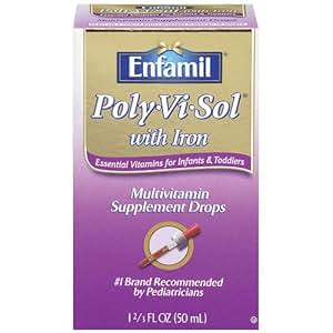 Amazon.com: Enfamil Poly-Vi-Sol with Iron Multivitamin Supplement Drops ...