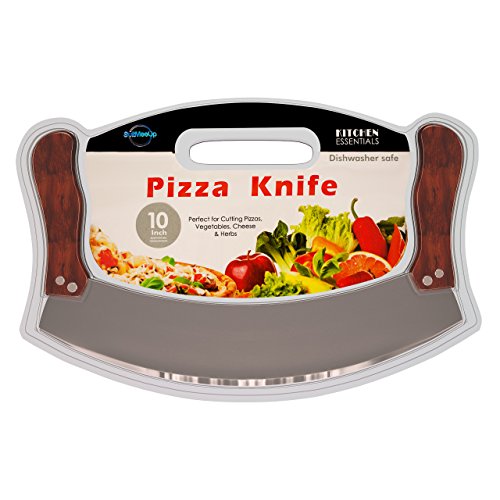 Stainless Steel Mezzaluna Rocker with 10inch Double Handle Knife/Blade ...