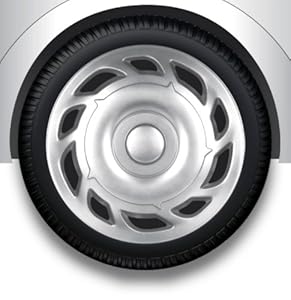 Wheel trim covers 12 inch TINO silver: Amazon.co.uk: Car & Motorbike