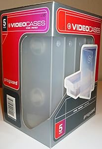 Amazon.com: 5-Pack Clear Plastic VHS Cases: Electronics