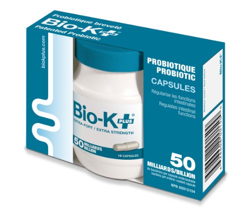Bio-K + Extra Strength probiotiques Capsules 50
