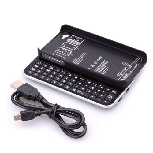 Neewer Black Wireless Bluetooth Slide-Out Keyboard Case Cover For Apple ...