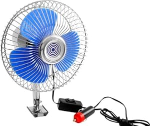 Amazon.com - 12 Volt Car Fan - Truck Cab Fan Clip On