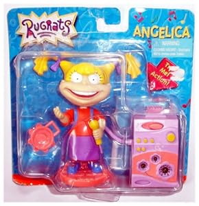 Amazon.com: Rugrats Angelica 5 Inch Figure with Musical Karaoke ...