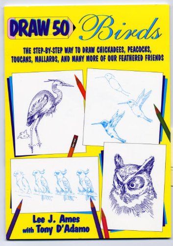 draw 50 birds (turtleback school & library binding edition) | Bird ...