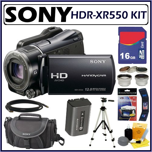 Sony HDRXR550V HDRXR550 HDR-XR550/V 240GB High Definition HDD Handycam ...