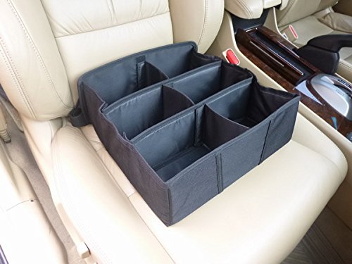 Car Passenger Seat Organizer Valet with Adjustable Compartments ...
