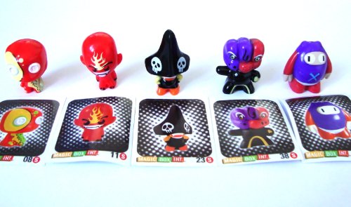 Crazy Bones Gogos Series 1 Complete Most Wanted Set All 5 Rares (Ichiro ...