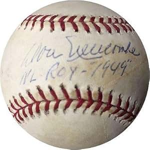 Autographed Don Newcombe Ball - Major League Yellowing Fading Roy 1949 ...