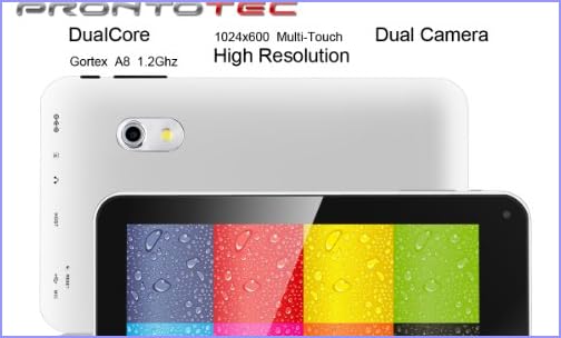 【無料配送】タブレットPC 【ProntoTec】7インチ HDタブレット Android 4.2.2 1024×600 静電容量性タッチ ...