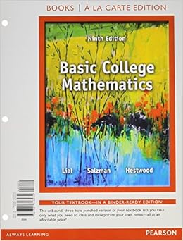 Basic College Mathematics, Books a la Carte Edition Plus NEW MyMathLab ...