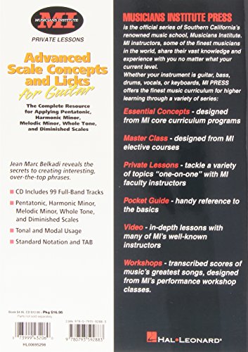 Advanced Scale Concepts and Licks for Guitar: Private Lessons - Want It All
