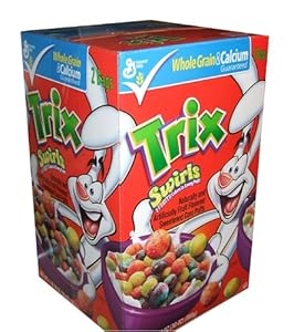 Trix Swirls Cereal Box