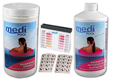 mediPOOL SET 1 x Sauerstoff Granulat 1,0 kg + 1 x Aktivsauerstoff ...