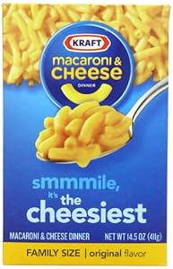 Amazon.com : Kraft Macaroni & Cheese, Family Size, 14.5-Ounce Boxes ...