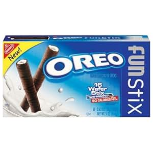 Oreo Fun Stix Chocolate Wafer Sticks, 0.63 oz, 8 count: Amazon.com ...