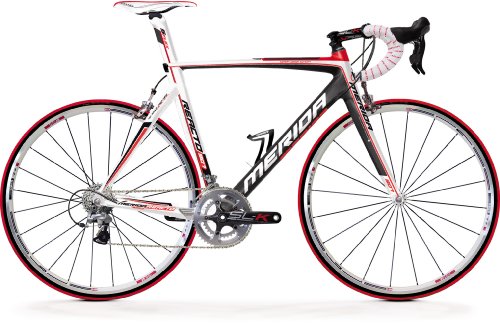 Merida Rennrad Reacto 907-com weiß Carbon (rot) (2011) (Rahmengrösse ...