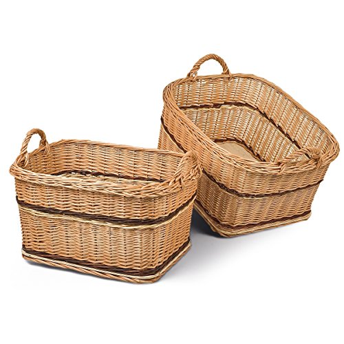 Kaminholzkörbe sorgen für die saubere Holzaufbewahrung beim Kamin